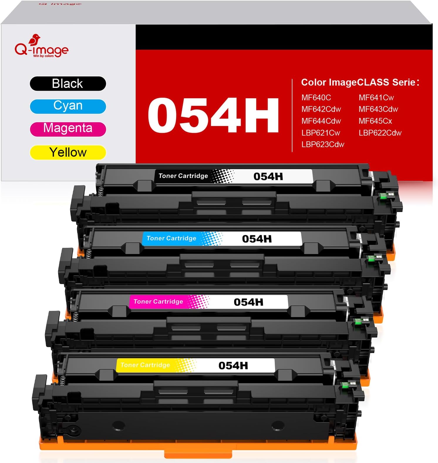 CRG-054H Compatible Toner Cartridge Replacement for Canon 054 054H CRG-054 CRG-054H Work with ...