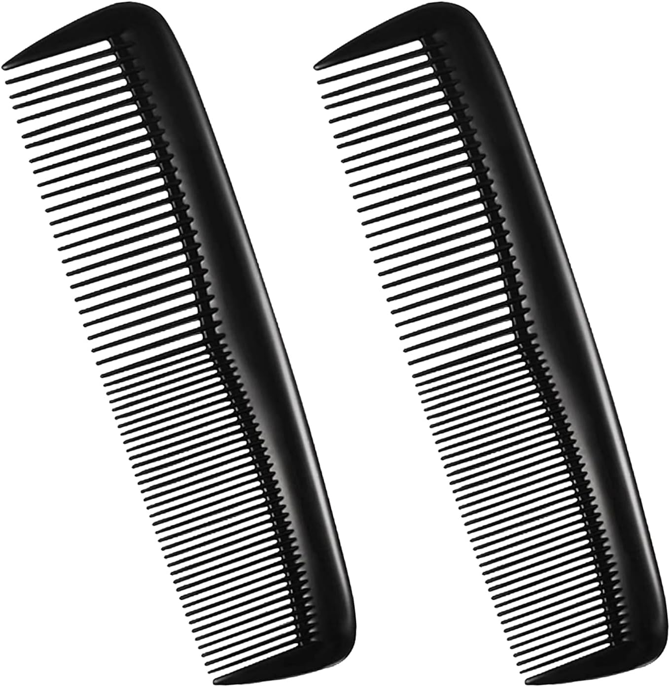 2pcs Hair Combs Set Pocket Fine Plastic HairCombs,Black HairCombs ...