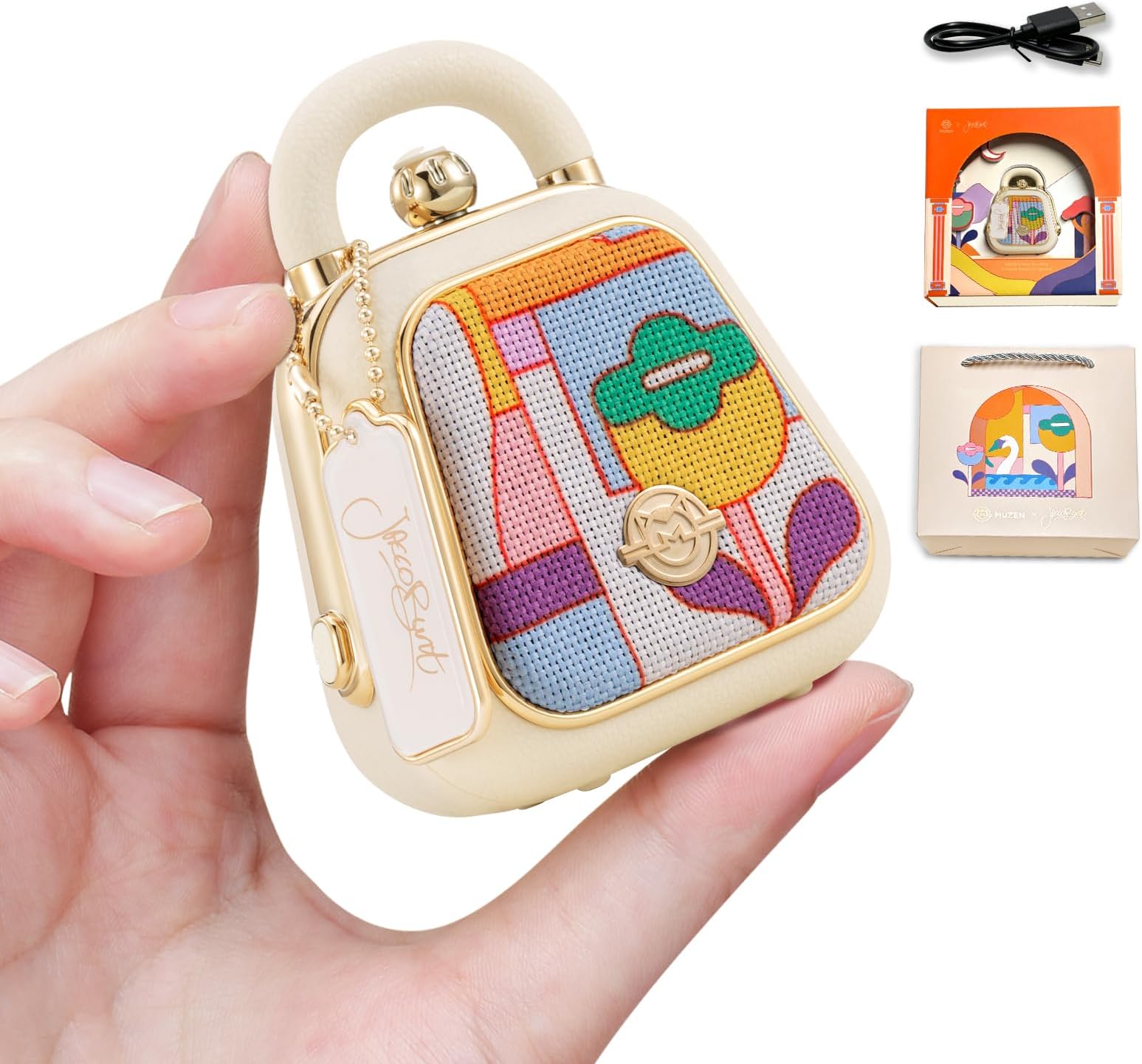 Amazon.com: Muzen Mini Bluetooth Speaker, Mini Handbag Portable Small ...