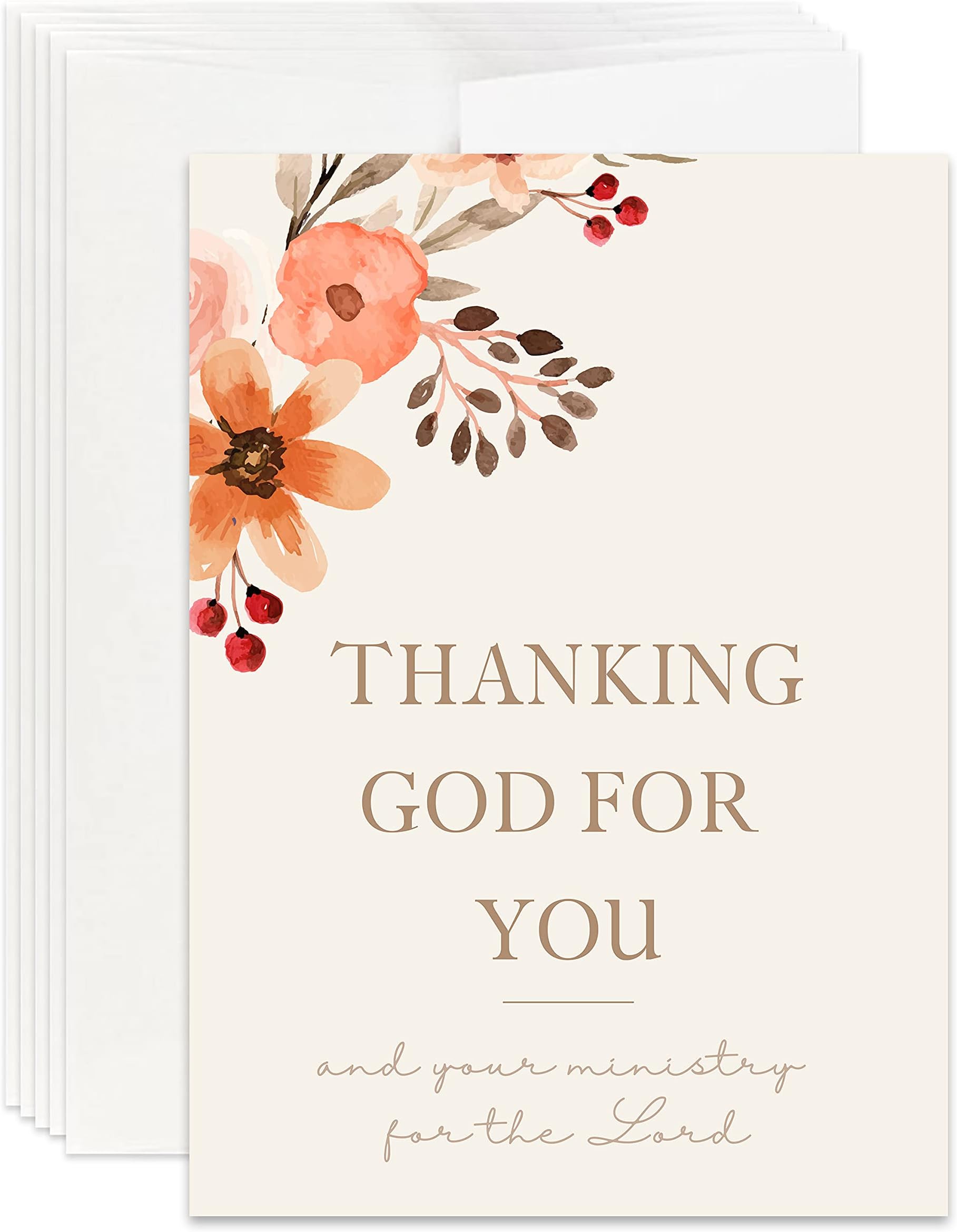 Amazon.com : Ministry Appreciation Card for Pastor, Minister, Church ...