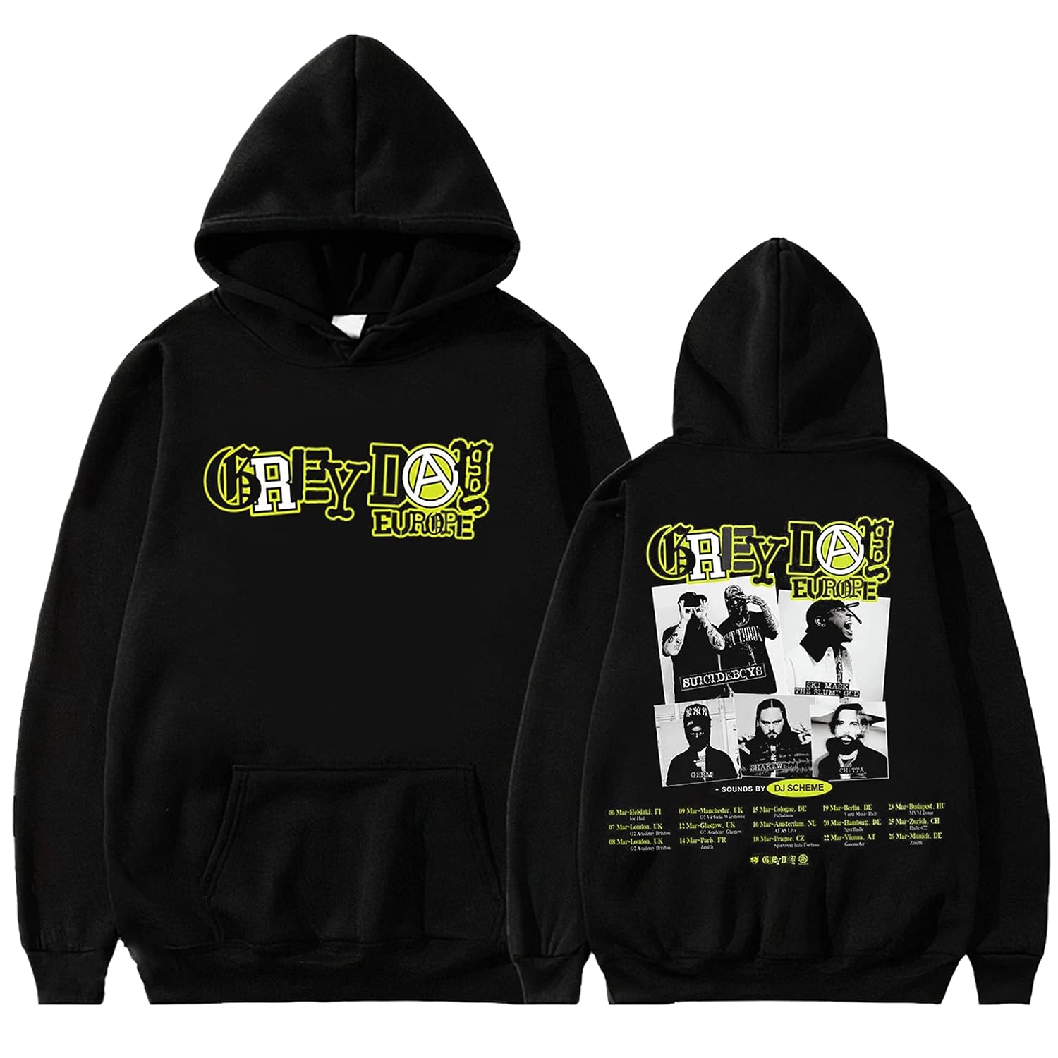 Suicideboys Grey Day 2023 Tour Hoodie