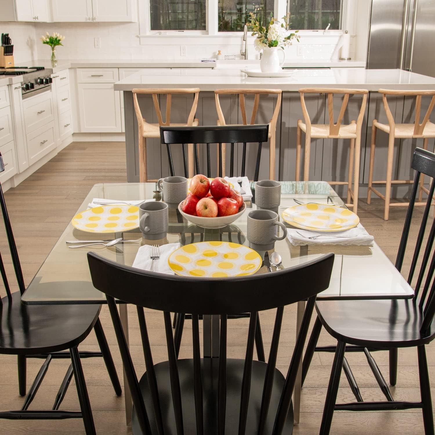 Amazon.com - 24" Square Clear Tempered Glass Table Top 3/8" Thick ...