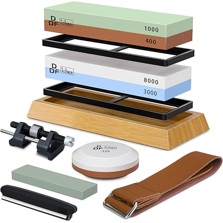 Amazon.com: TONAHUTU Knife Sharpening Stone Set, Professional 4 Side ...