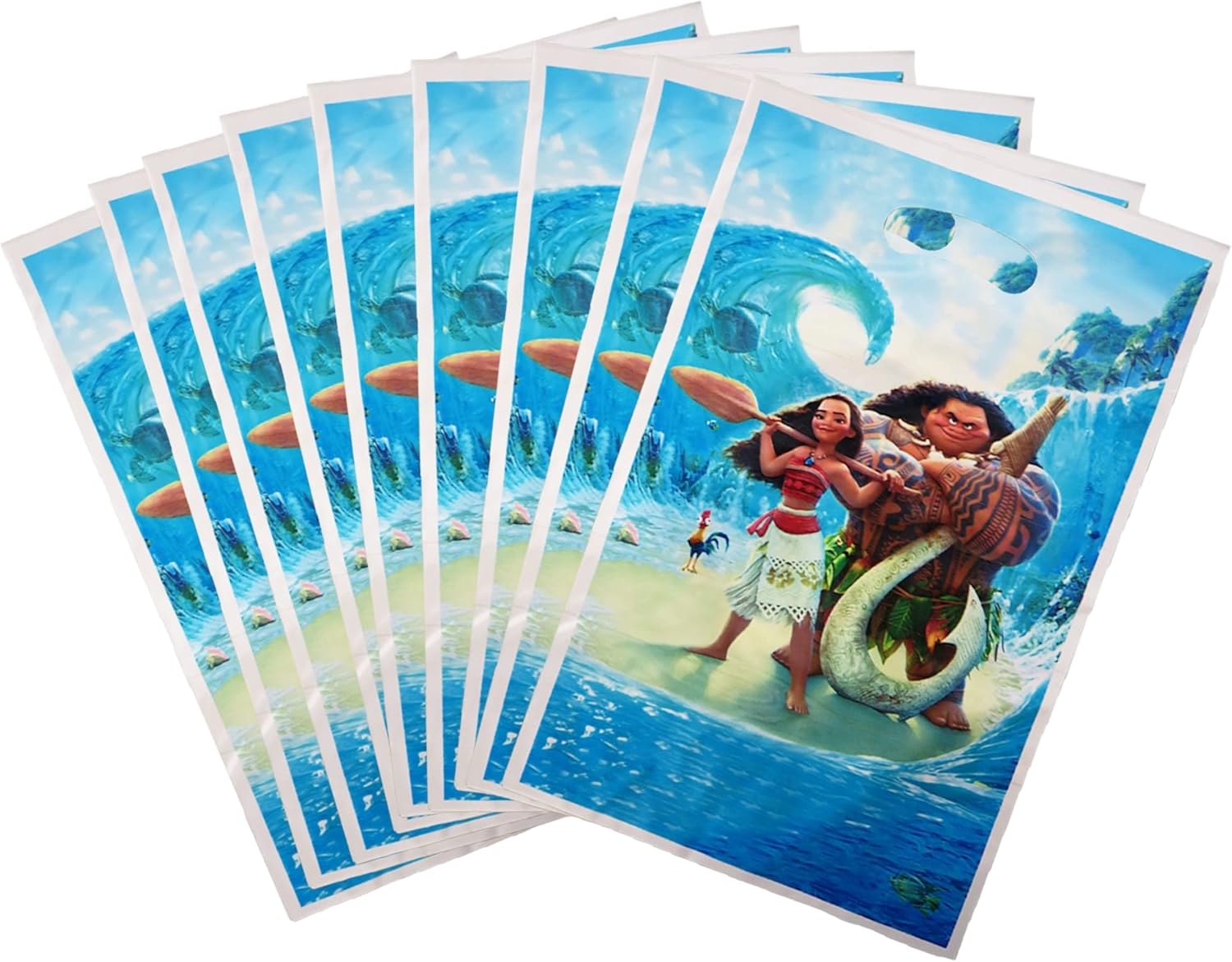 Amazon.com: 50 Pcs Moana Gift Bags | Great for Moana Birthday Party ...
