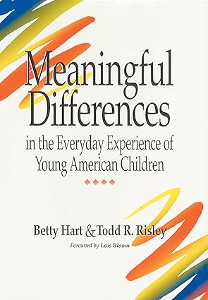 Amazon.com: Meaningful Differences in the Everyday Experience of Young ...
