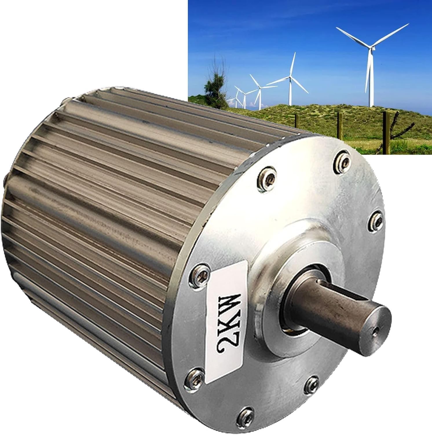 Amazon.com : Three Phase AC Permanent Magnet Generator 1KW 1.5KW 48V ...