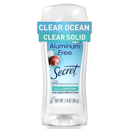 Amazon.com : Secret Aluminum Free Deodorant for Women, 48hr Odor ...