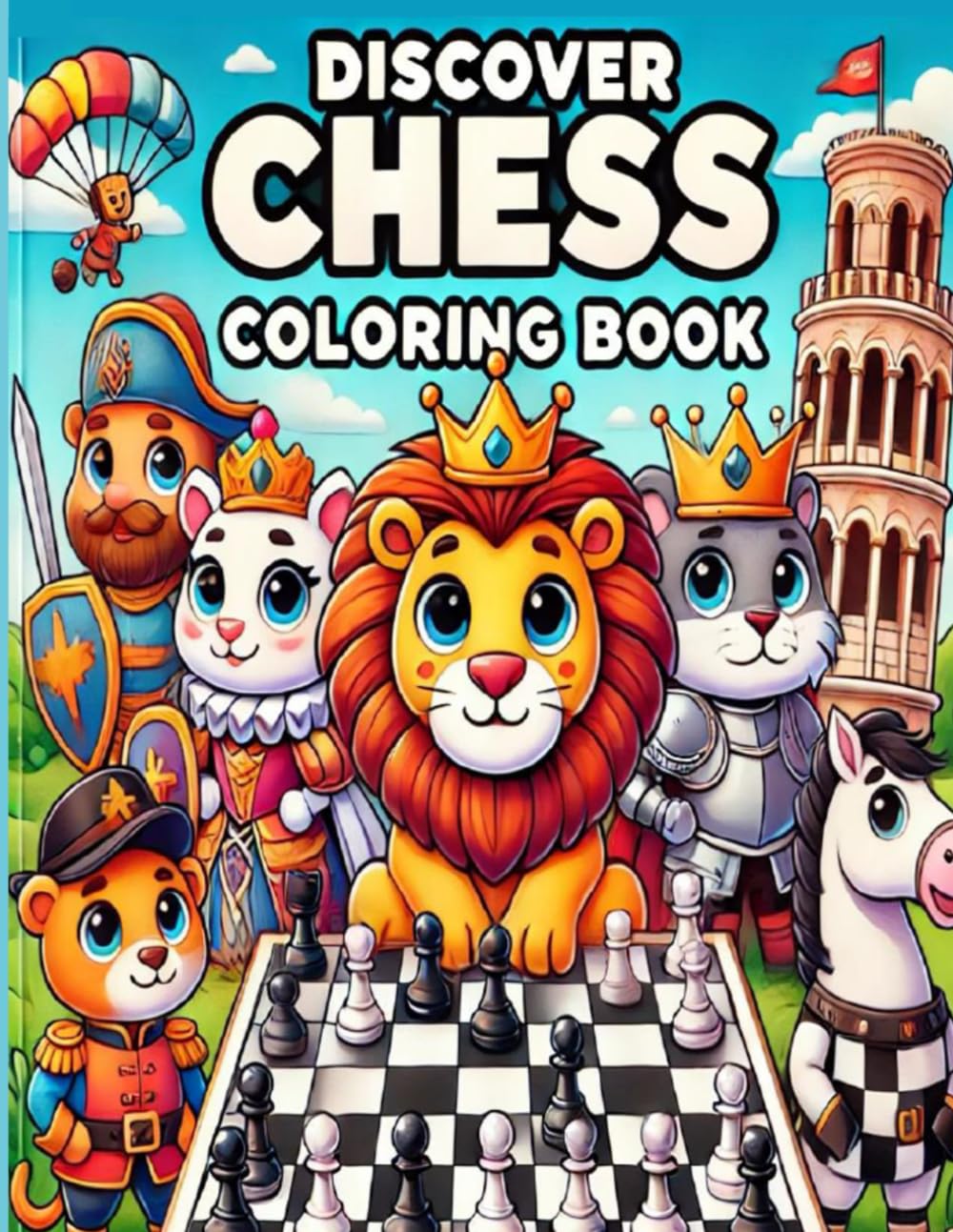 DISCOVER CHESS COLORING BOOK: Learn Chess Moves While You Color ...
