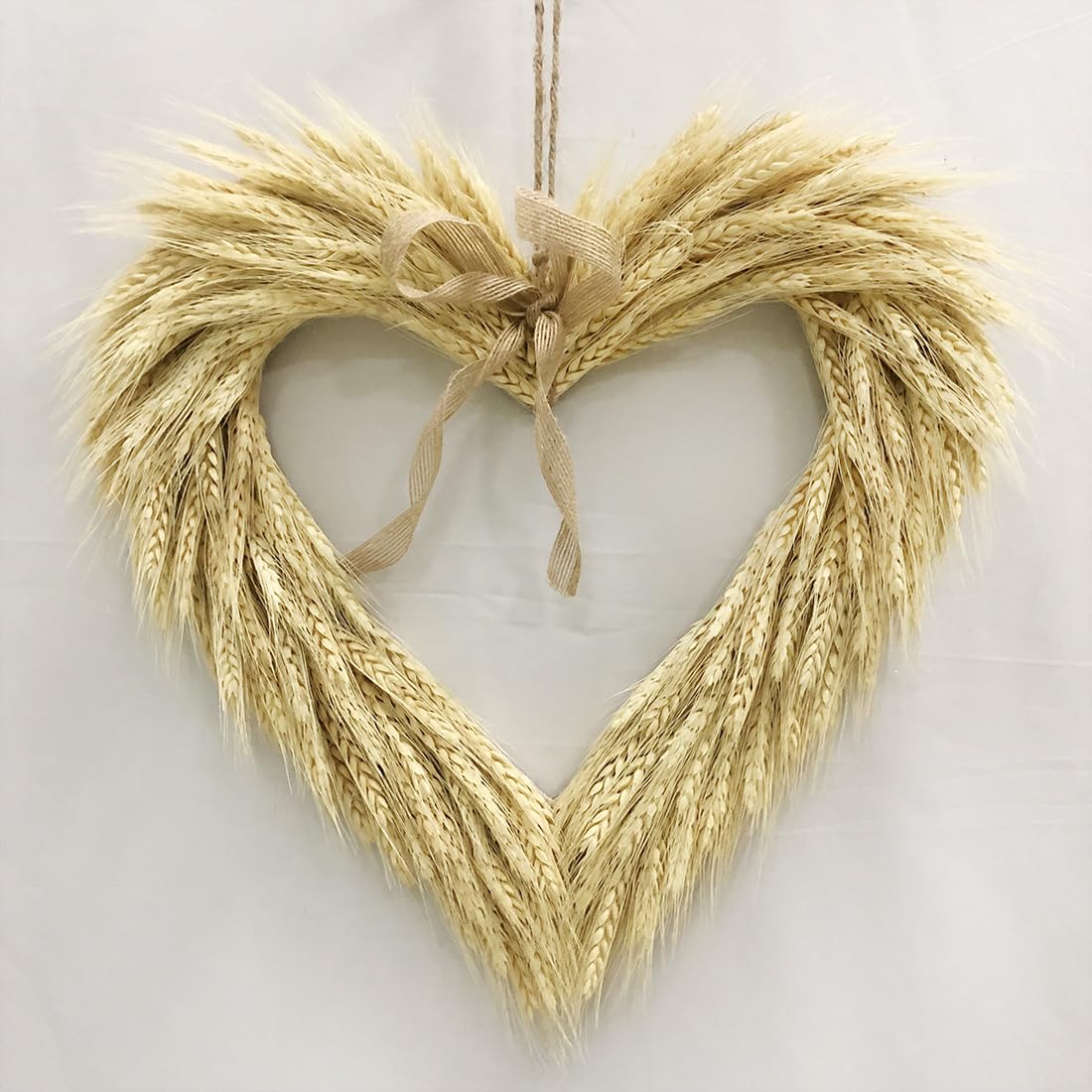 Amazon.com: Dried Flower Wheat Wreath, 15''-16'' Fall Wreath for Front ...