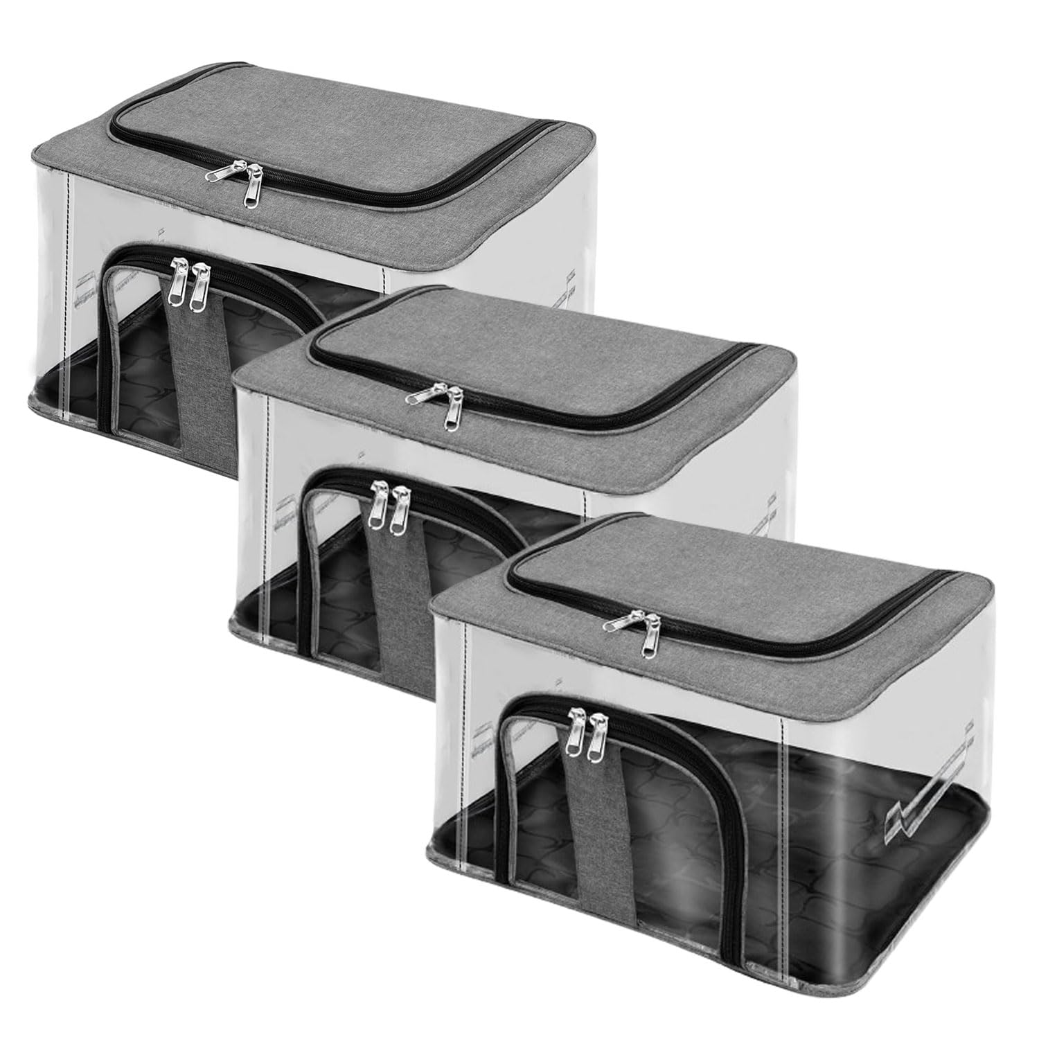 Handcuffs 33 L PVC Transparent Moisture Proof Storage box for Clothes ...