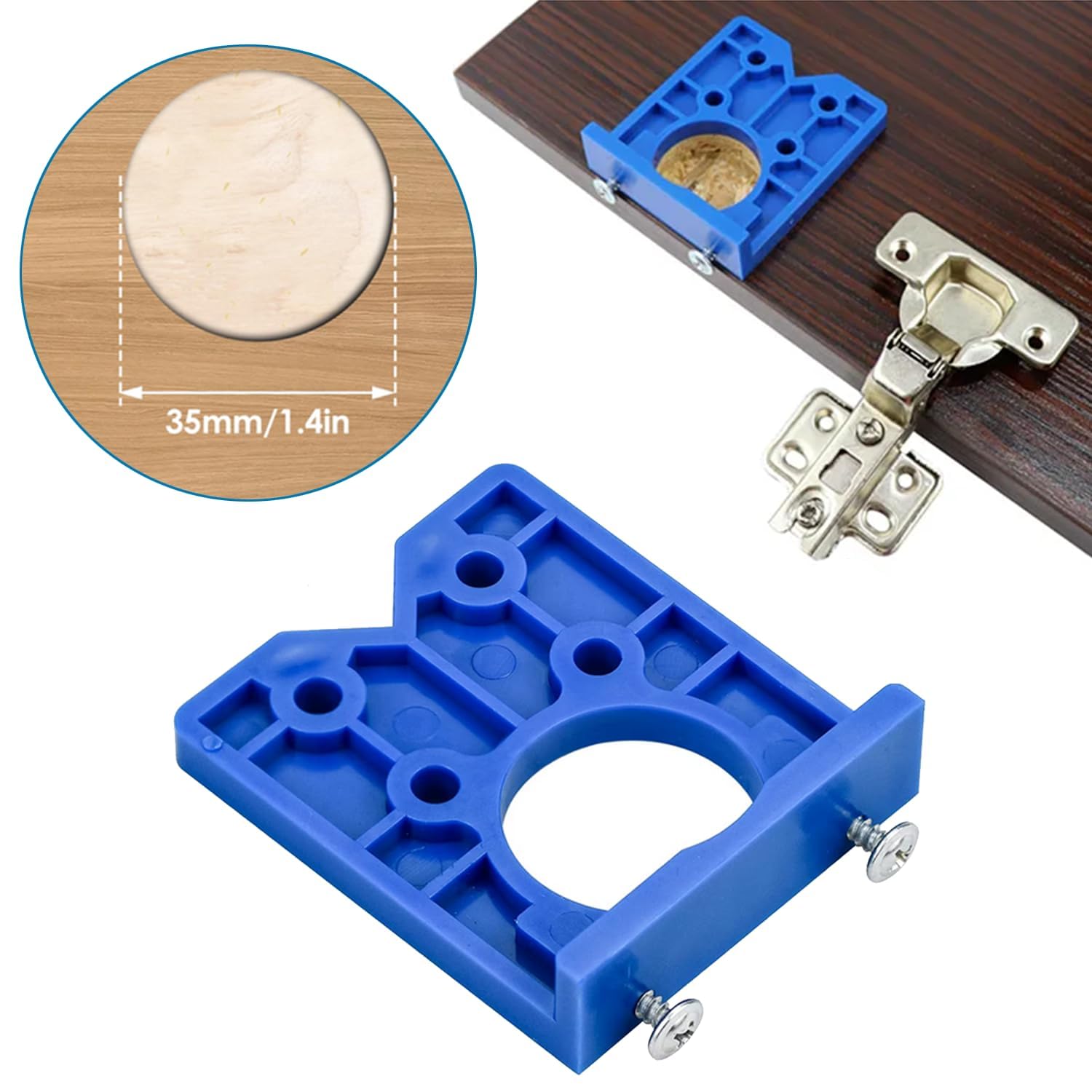 Snapklik.com : 35mm Concealed Hinge Jig Kit, Bestgle Woodworking Tool ...