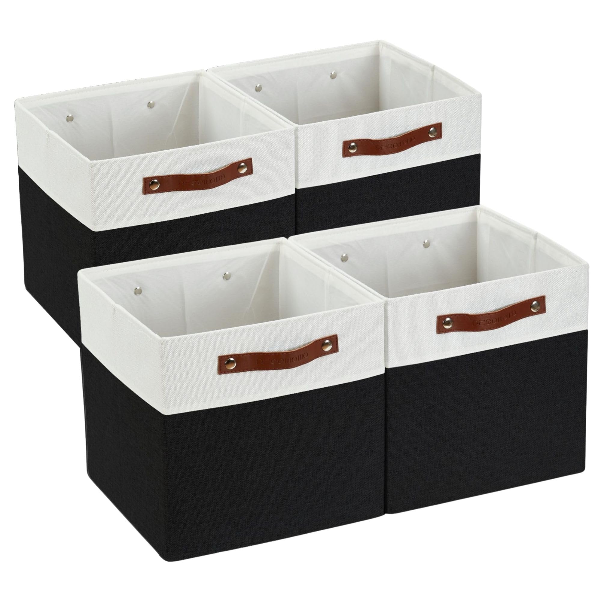 Snapklik.com : DECOMOMO Fabric Storage Bins, 12x12 Storage Cube Bins ...