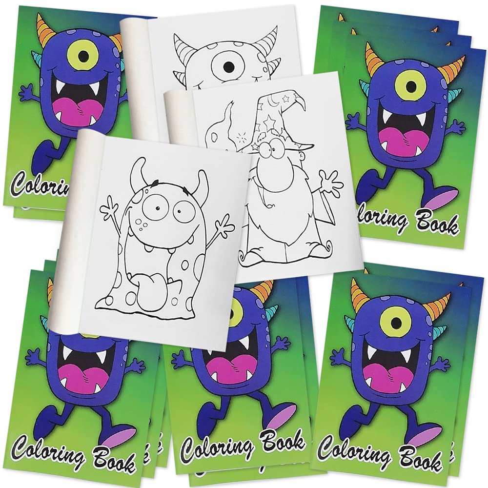 Birthday Monster Coloring Pages