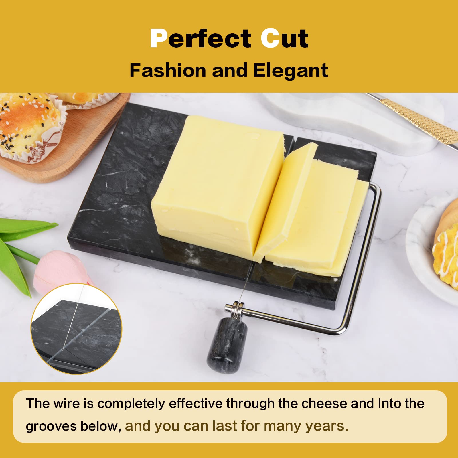 Snapklik.com : SIPARUI Cheese Slicer,Cheese Cutter Heavy Duty 5" X 8 ...