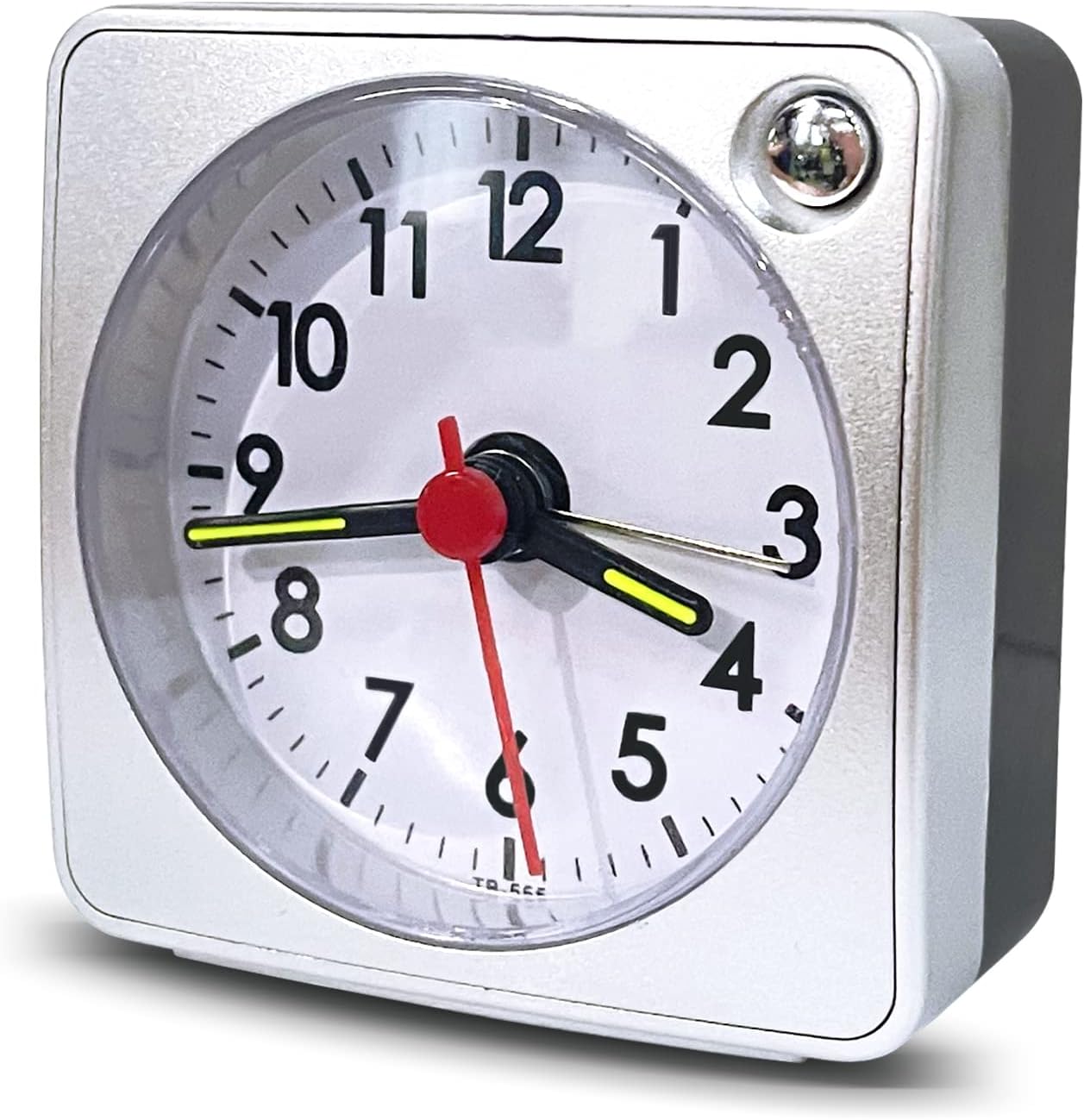 Mini Size Alarm Clock, Ultra Small Clock Travel Alarm Clocks Bedside ...