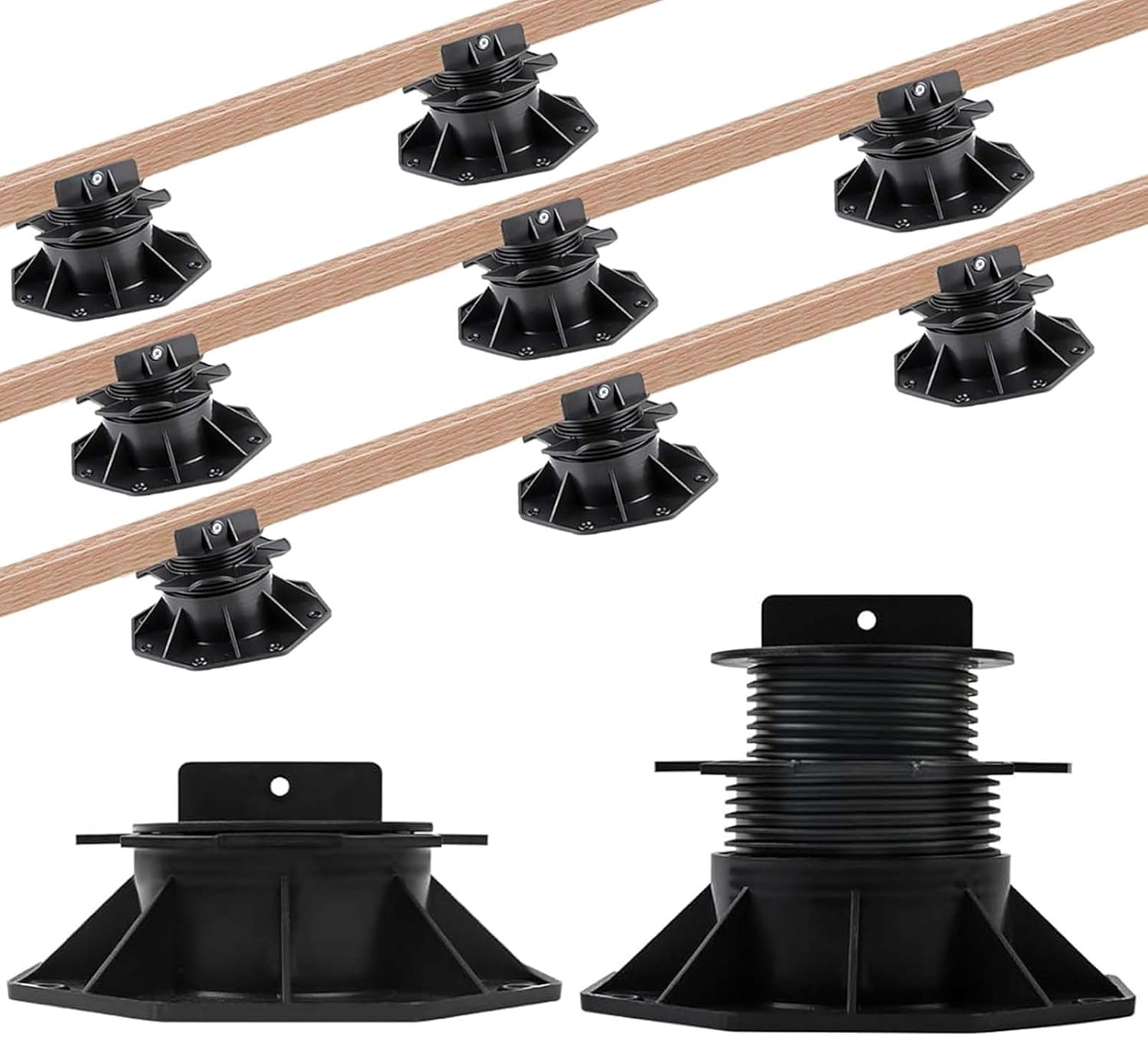 10 Pack Adjustable Plastic Pedestal Paver,Floor Slate Support Floor ...