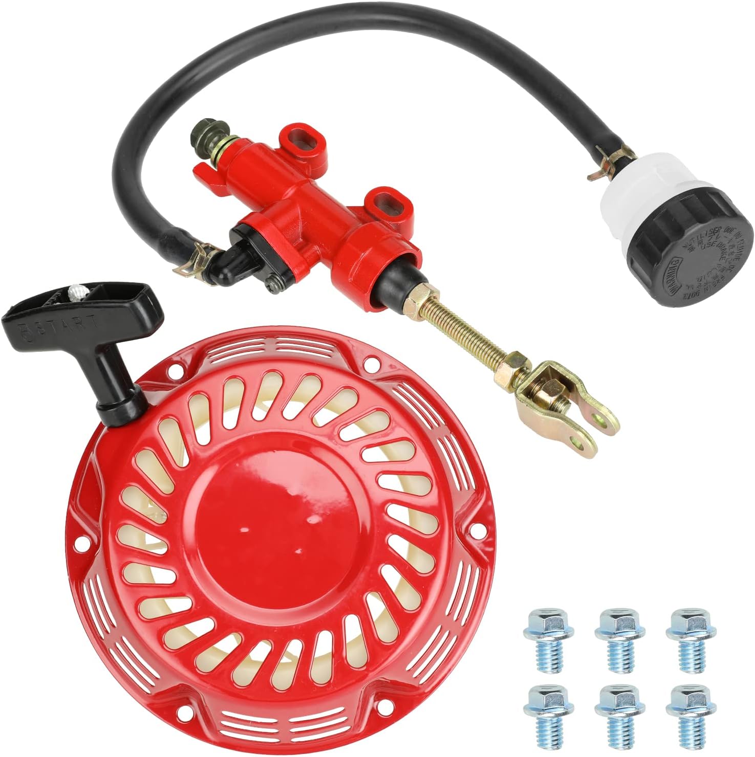 Amazon.com: YOXUFA Recoil Pull Starter Rear Brake Master Cylinder ...