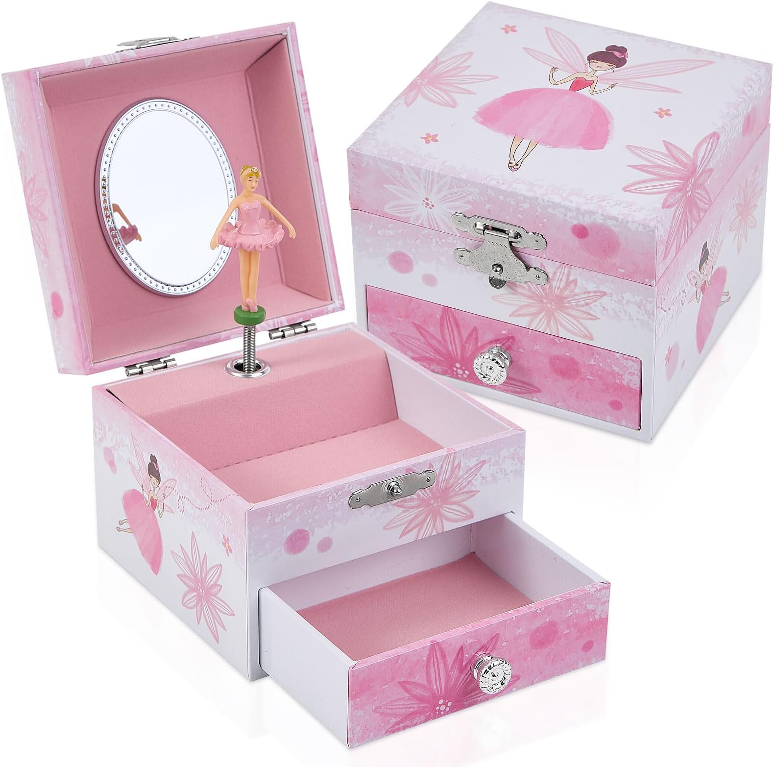 Amazon.com: TAOPU Musical Jewelry Box with Spinning Unicorn Girl Music ...