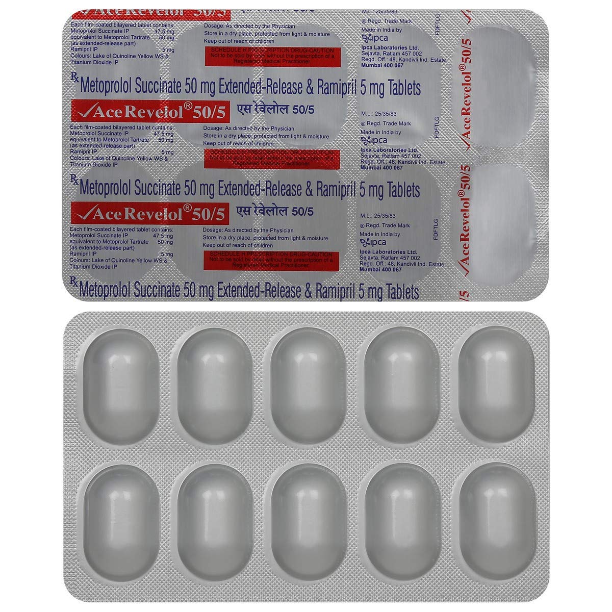 Ace Revelol 50/5 - Strip of 10 Tablets : Amazon.in: Health & Personal Care
