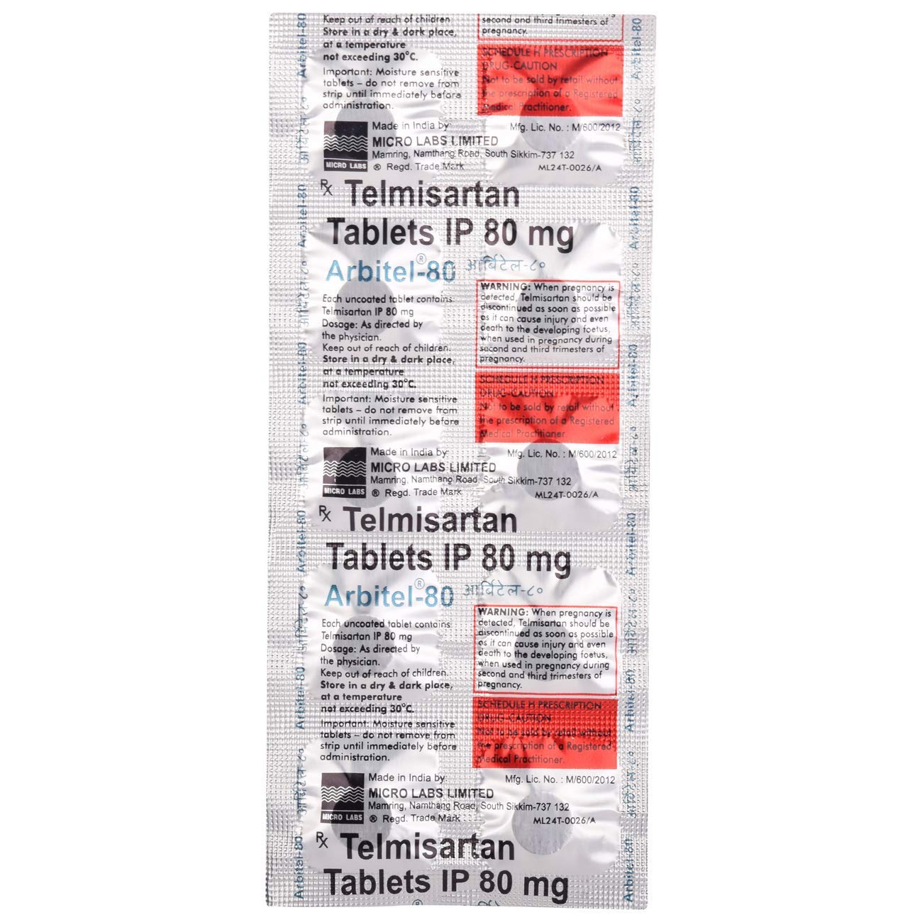 Arbitel 80 - Strip of 10 Tablets : Amazon.in: Health & Personal Care