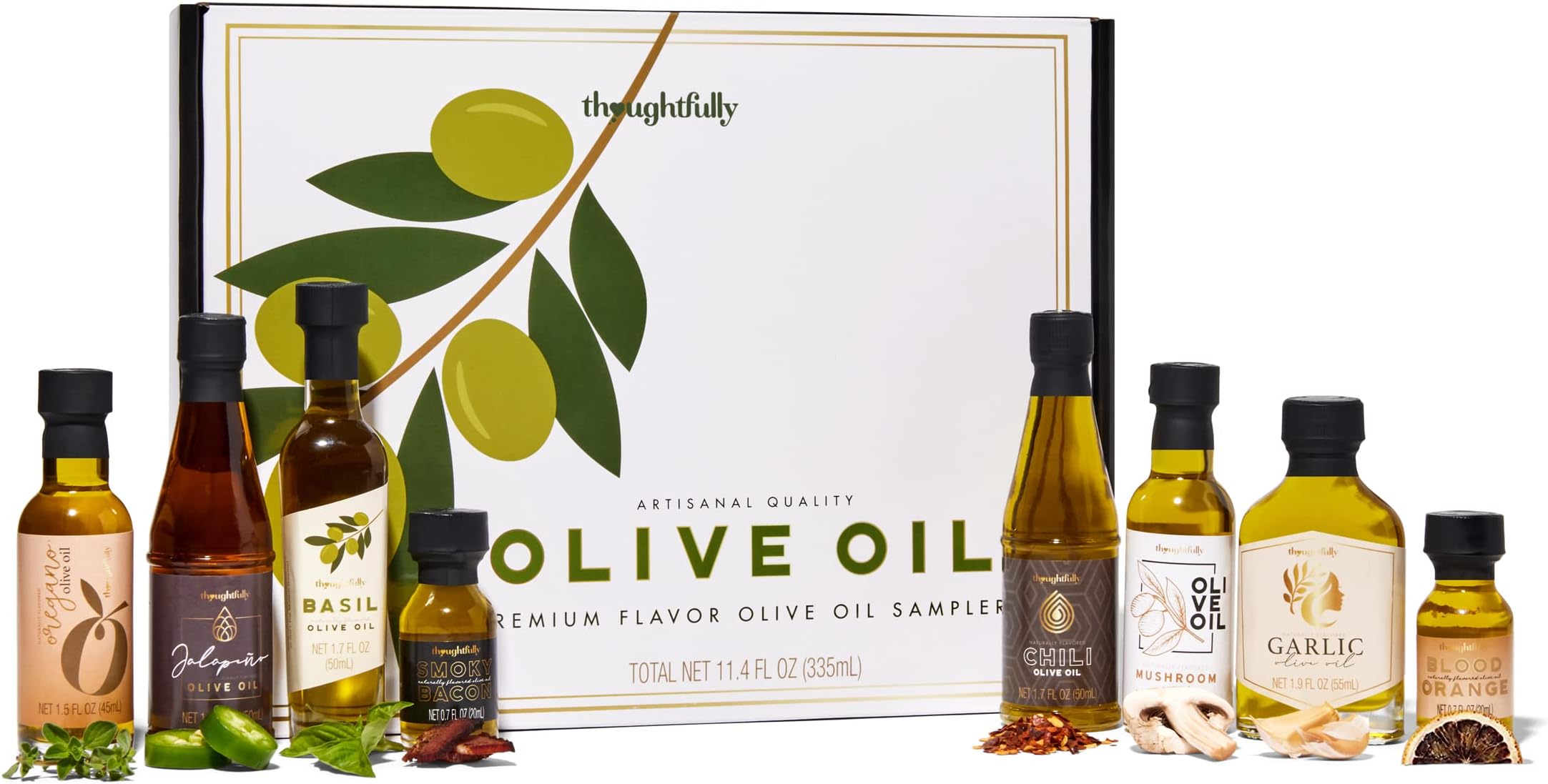 Amazon.com : Thoughtfully Gourmet, Olive Oil Sampler Gift Set, Premium ...