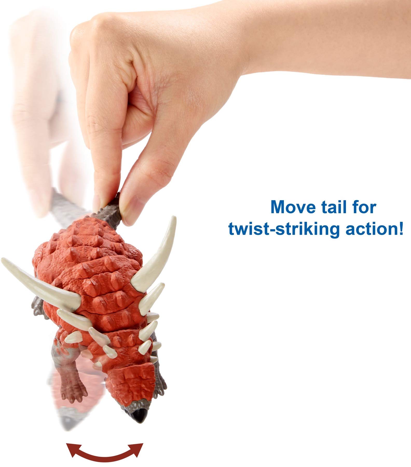 Buy Jurassic World Toys Savage Strike Sauropelta Figure, Smaller Size ...