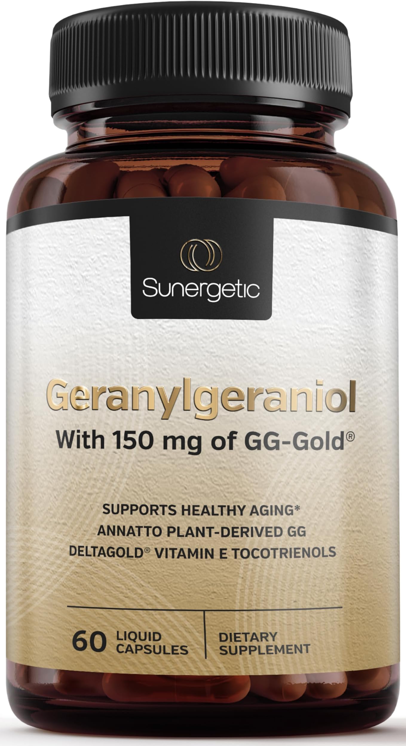 Amazon.com: Sunergetic Premium Geranylgeraniol Supplement - GG-Gold ...