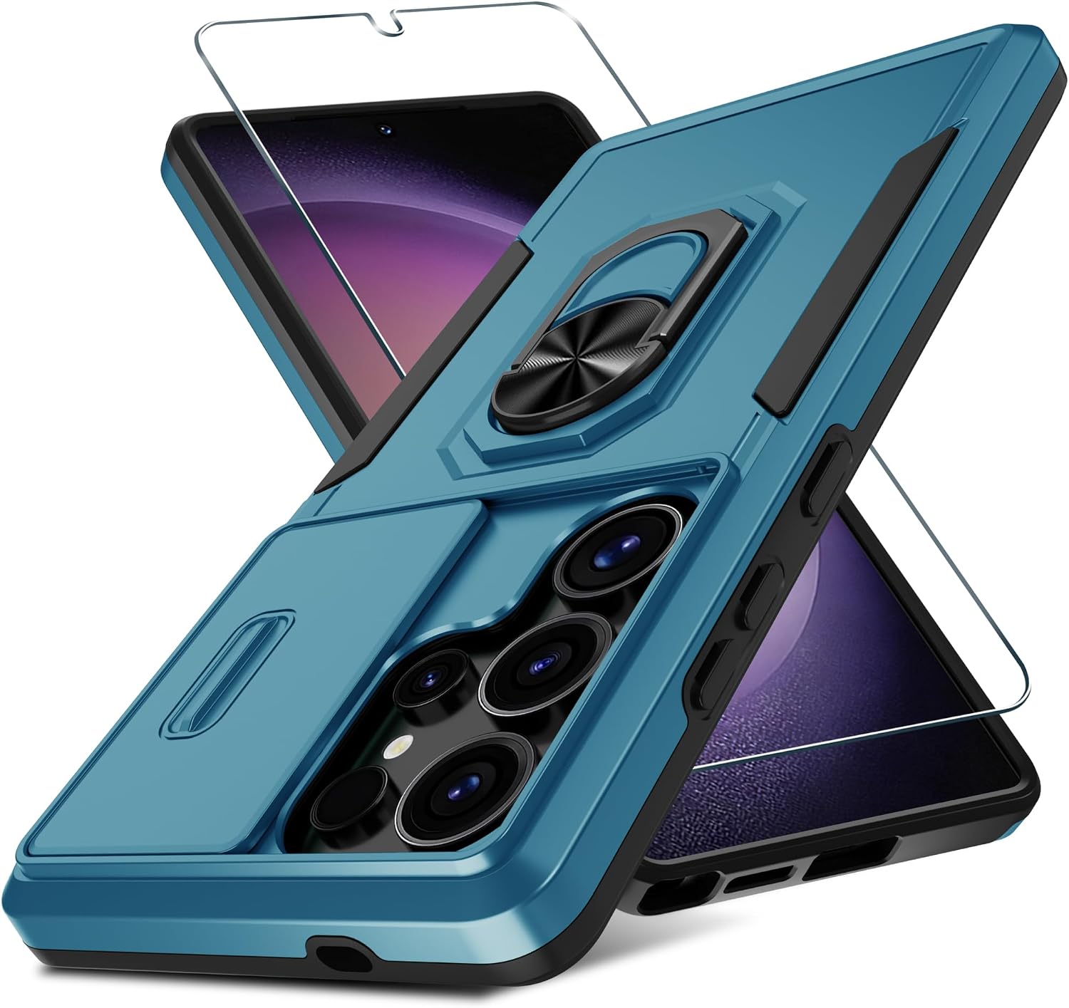 Amazon.com: Compatible with Samsung Galaxy S25 Ultra Case Built in ...