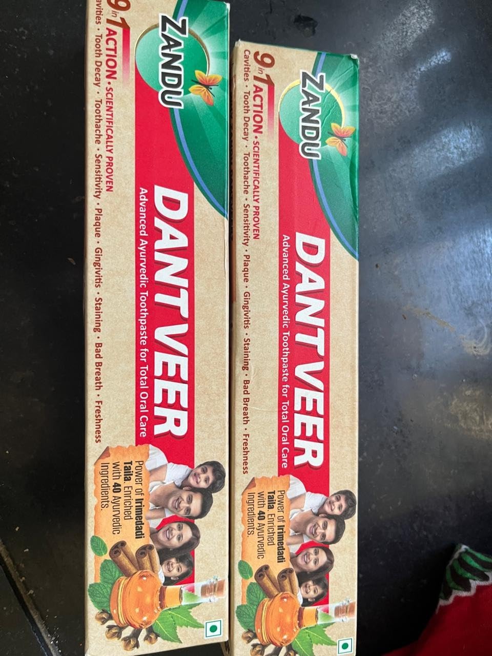 Buy Zandu Dantveer, 200g, India’s 1st Ayurvedic toothpaste with ...
