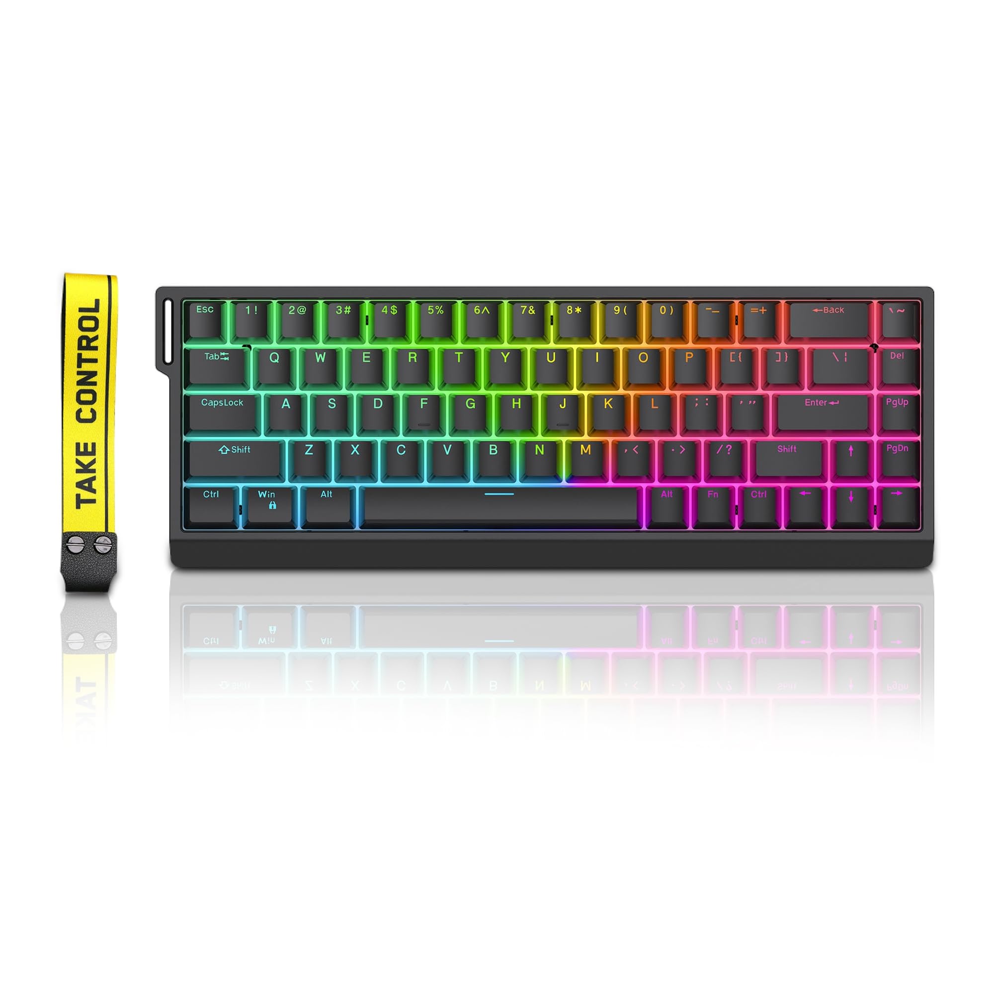 Amazon.com: ZMX HE65 Rapid Trigger Gaming Keyboard,65% Magnetic Switch ...