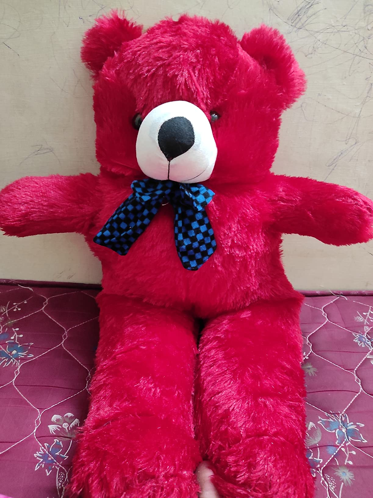 Buy Mayki's Very Soft Cute Teddy Bear with Neck Bow for Girlfriend ...