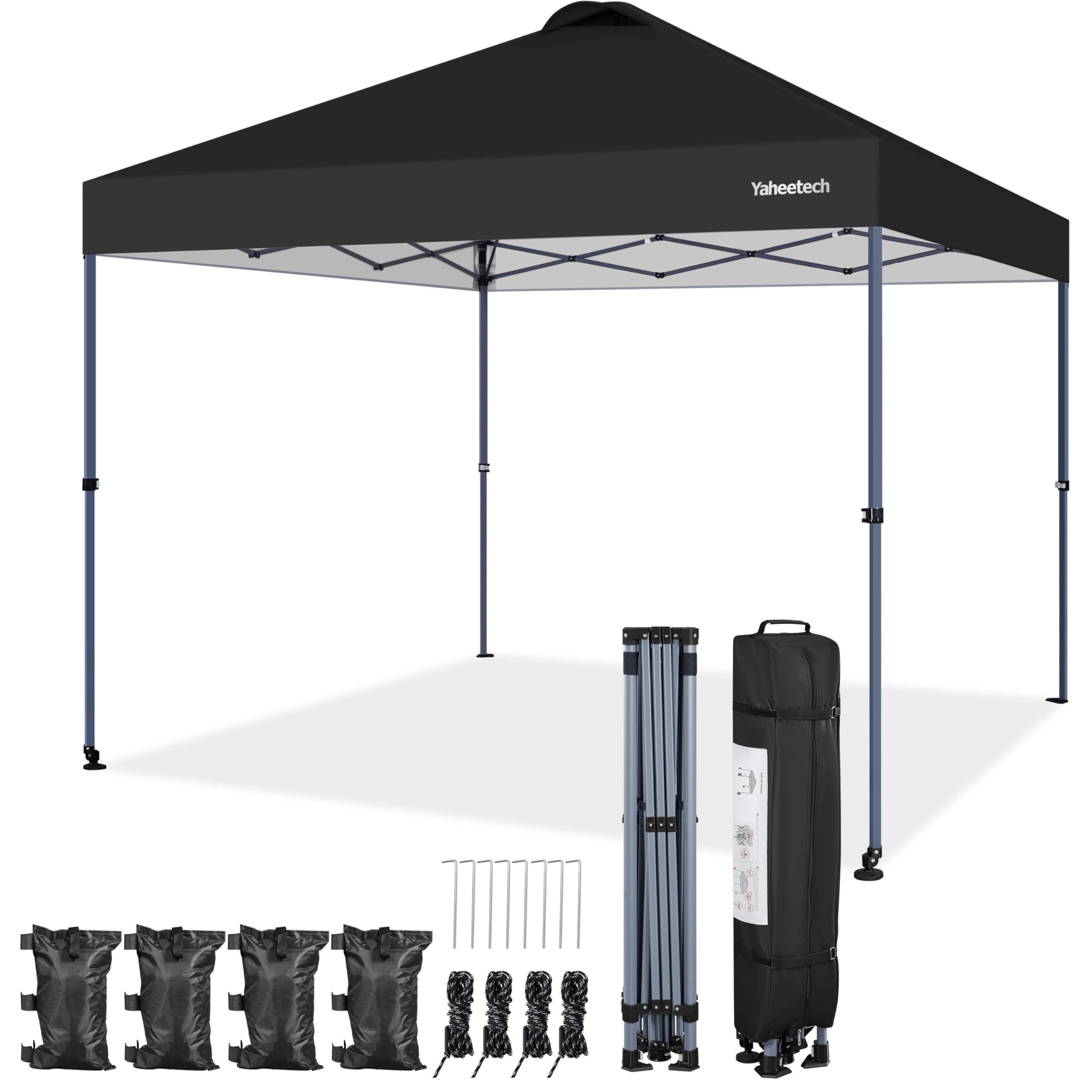 Snapklik.com : Yaheetech 10x10 Pop-up Canopy Tent W/ 2 Integrated ...