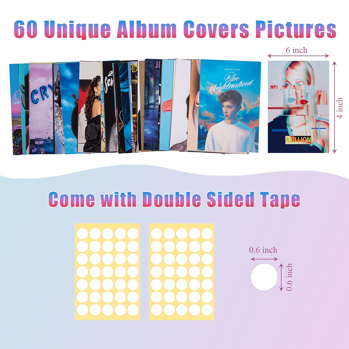 Buy Album Cover Aesthetic Pictures Wall Collage Kit, Room Decor for ...