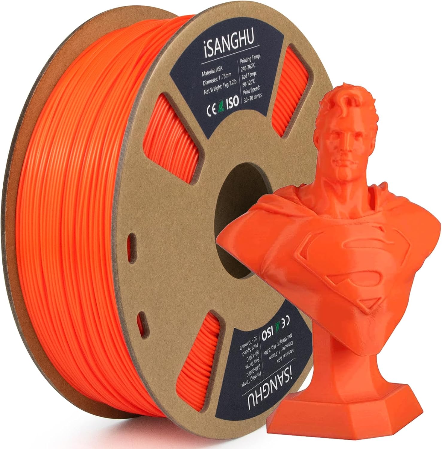 Amazon.com: iSANGHU ASA Filament 1.75 +/- 0.02mm - UV/Rain/Heat ...