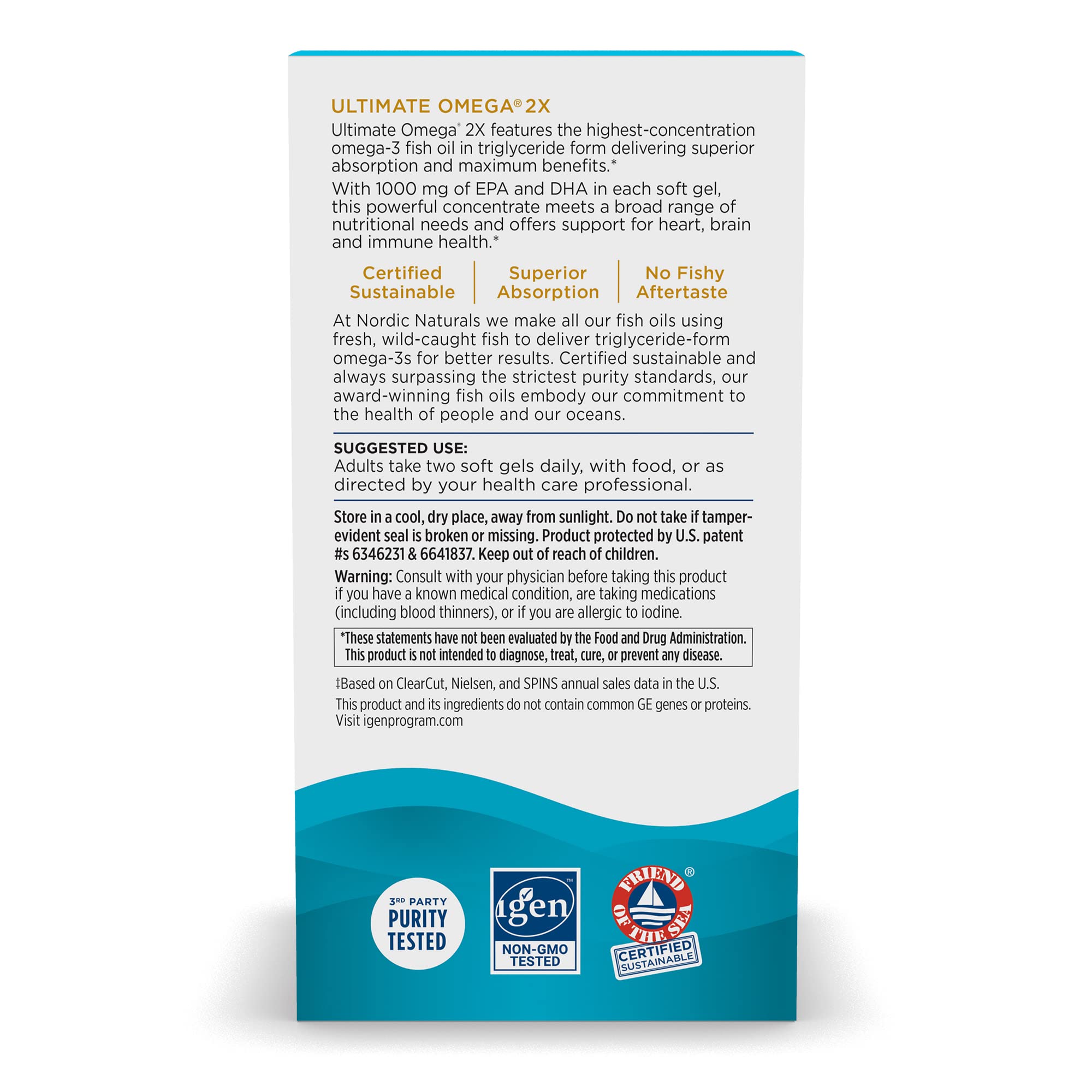 Snapklik.com : Nordic Naturals Ultimate Omega 2X, Lemon Flavor - 120 ...
