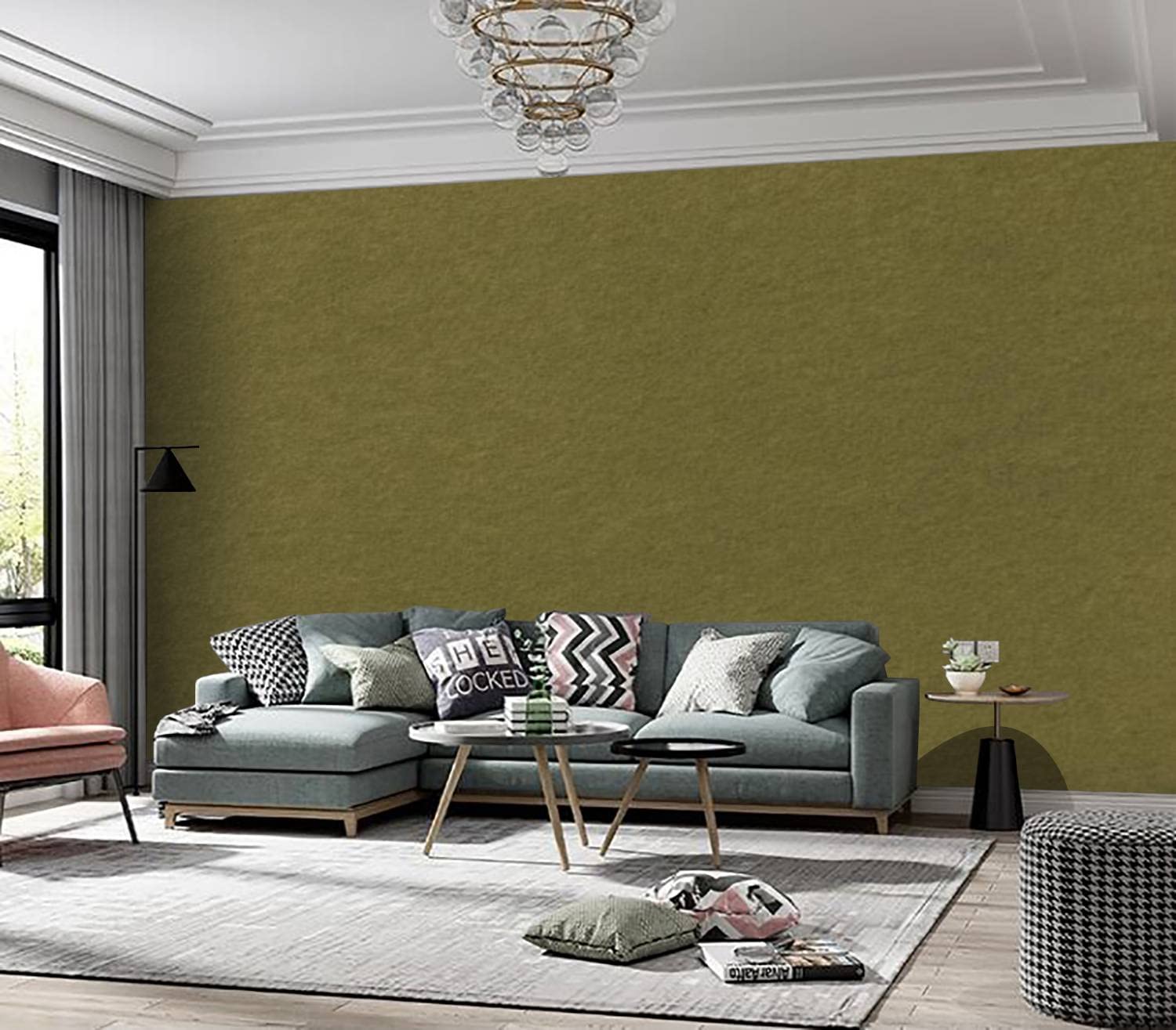 Olive Velvet Wallpaper