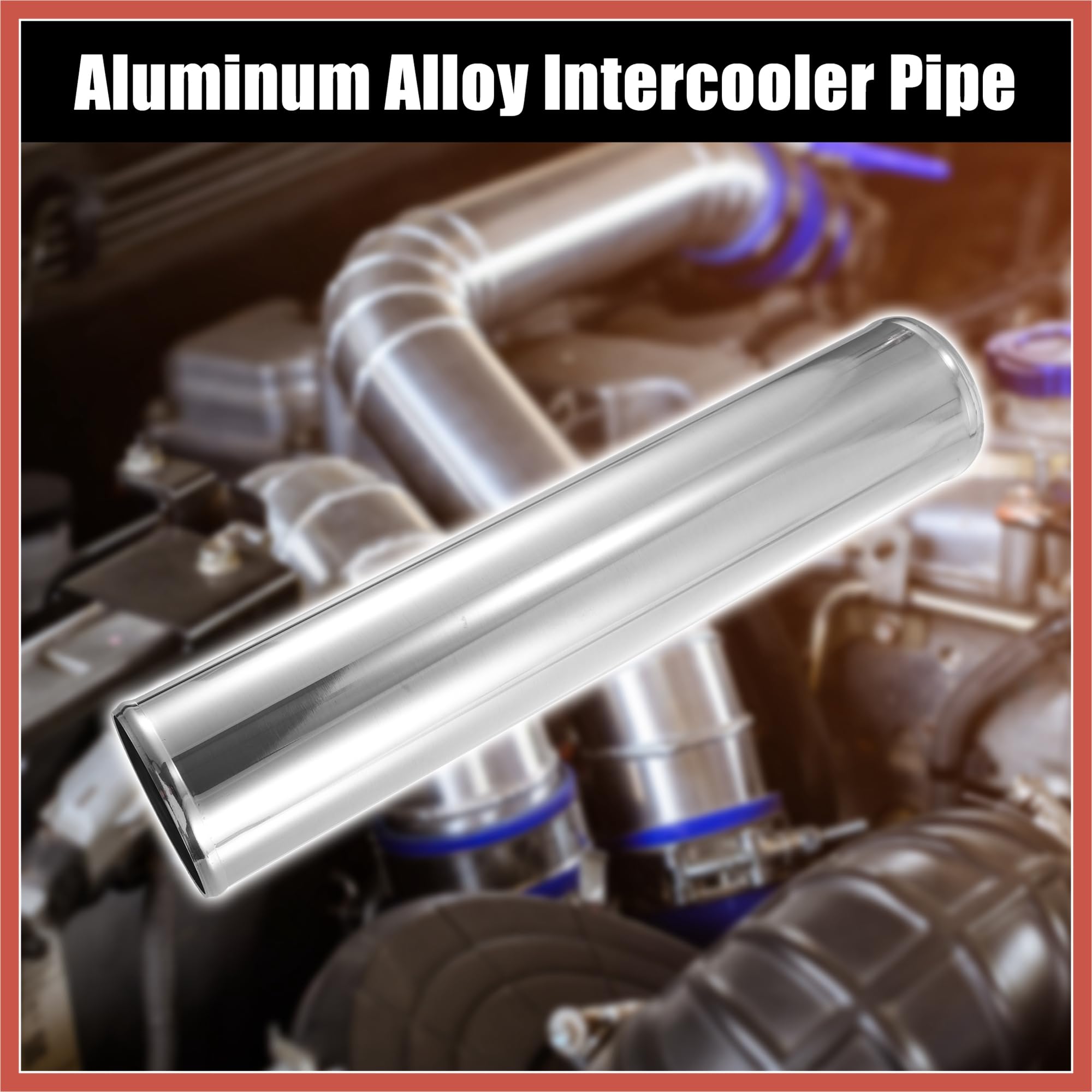Intercooler Piping 45 Derece Od: 102mm 4 Inç Dirsek Alüminyum Turbo ...