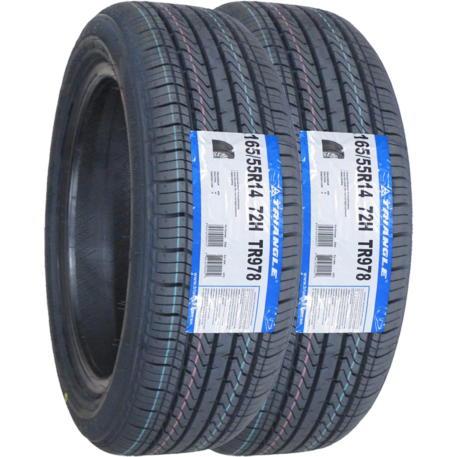 Amazon.co.jp: トライアングル(TRIANGLE) サマータイヤ SJHTT TR978 165/55R14 72H 2本セット ...