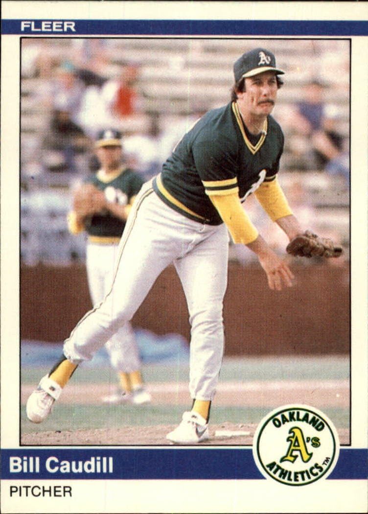Amazon.com: 1984 Fleer Update #24 Bill Caudill - Oakland Athletics ...