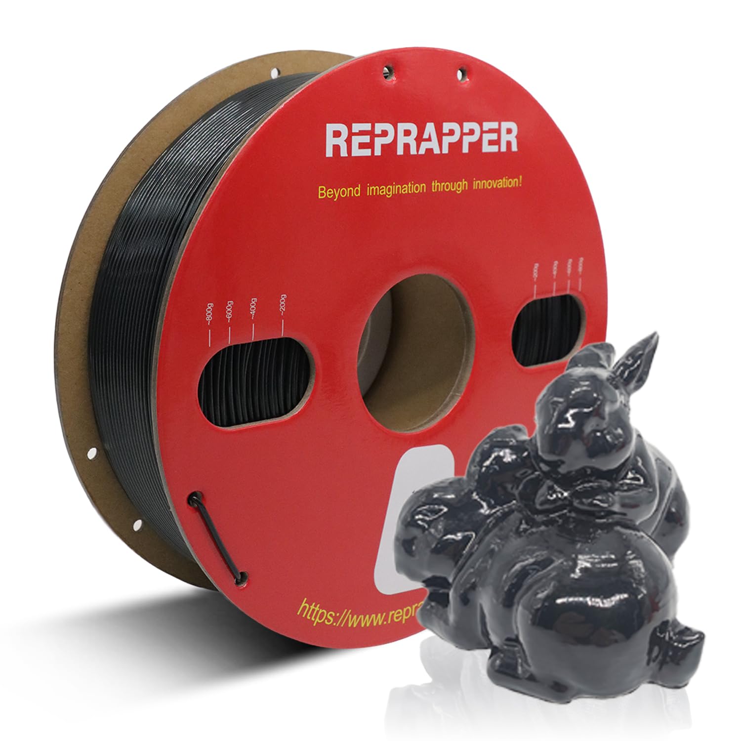 Amazon.com: Reprapper Black PVB Filament for 3D Printer - Print Like ...