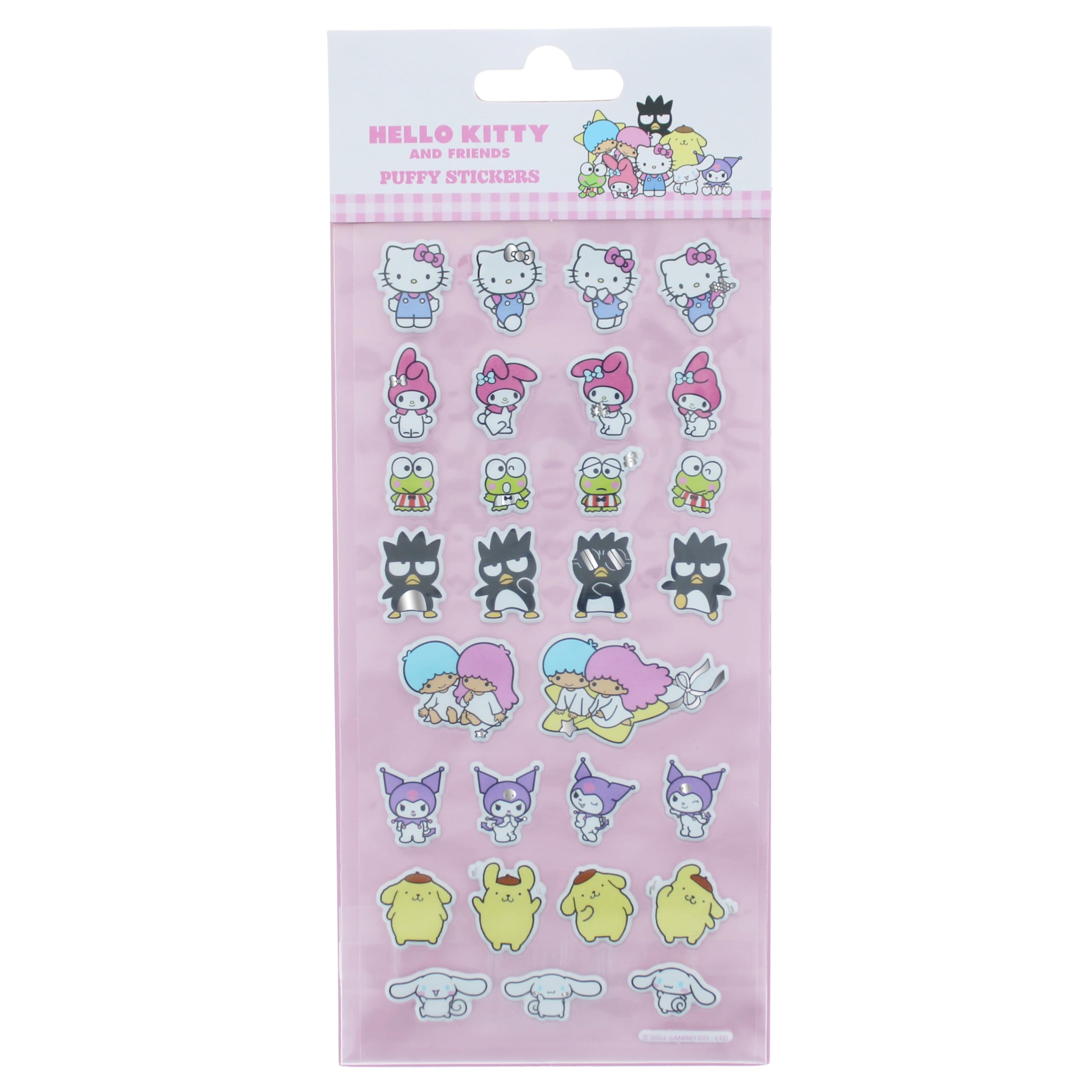 Hello Kitty Stickers | 29 Stickers Sheet | Kawaii Stickers | Scrapbook ...
