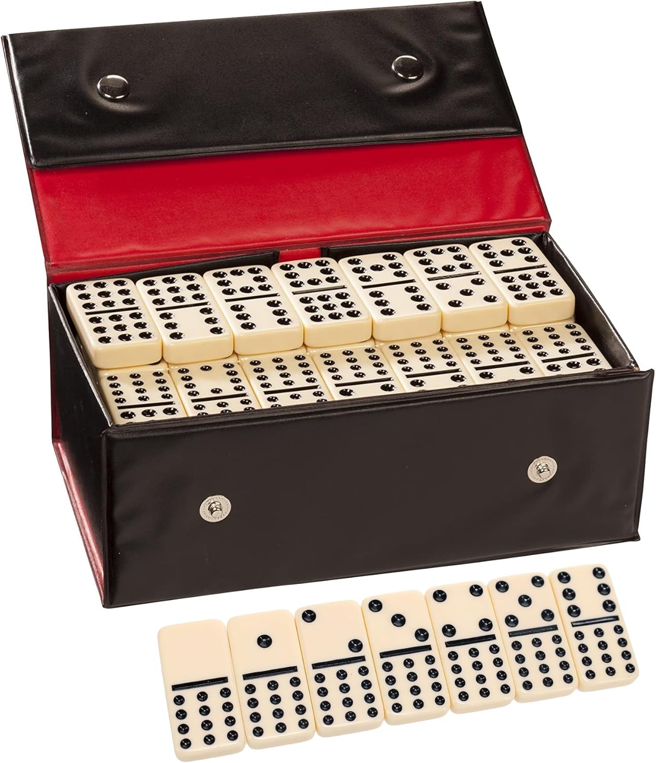 Amazon.com: WE Games Double Twelve Dominoes Set - 91 Dominoes in Retro ...