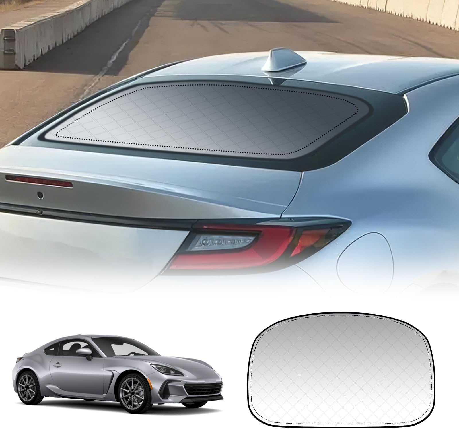 Amazon.co.jp: ruiya 新型 トヨタ GR86 2代目 ZN8型 専用 サンシェード フロントガラス用 パラソル 車用サン ...