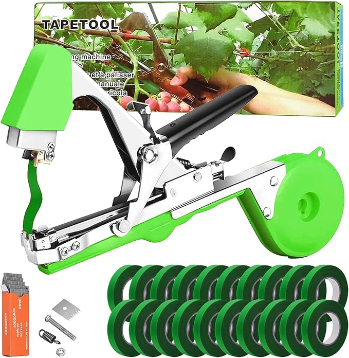 Amazon.com : Audasi Plant Tying Machine Garden Vine Tying Tape Tool ...