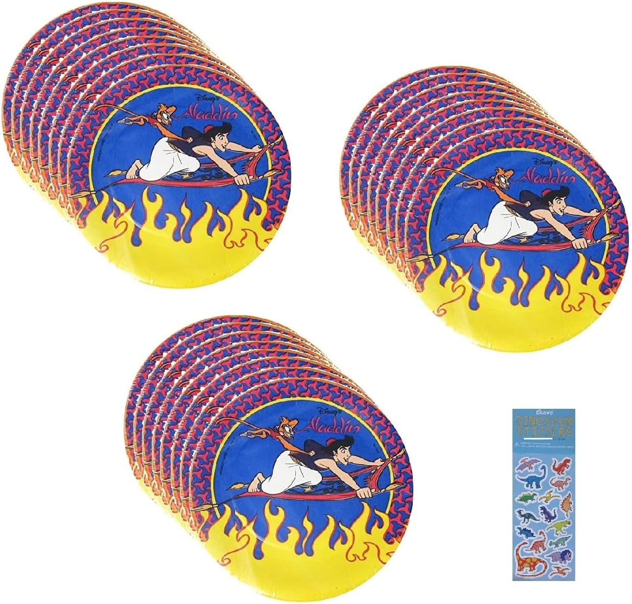 Amazon.com: Unique Aladdin Party Supplies Bundle includes Dessert Cake ...
