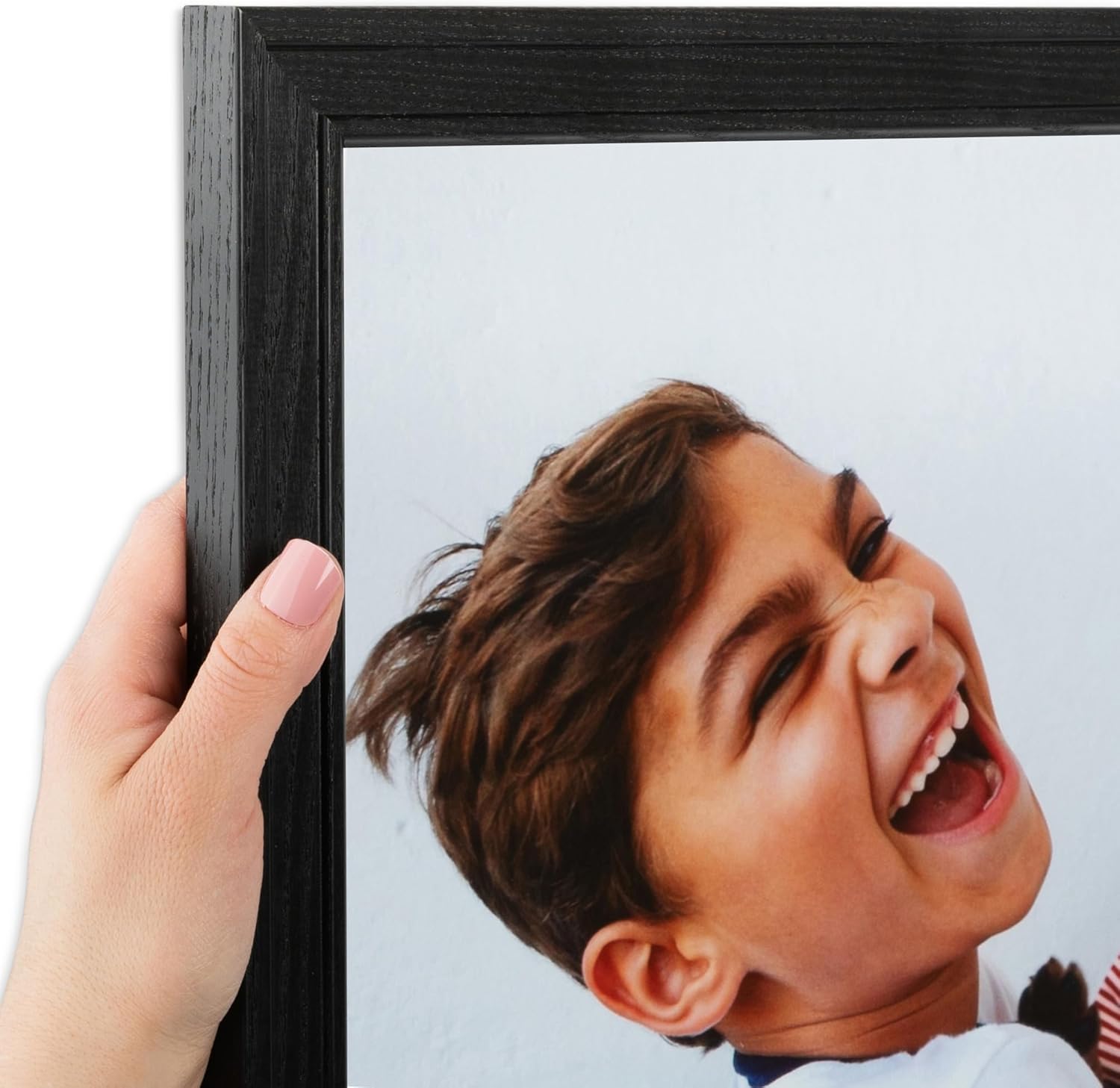 ArtToFrames 11x20 inch Black Stain on Maple Wood Picture Frame ...