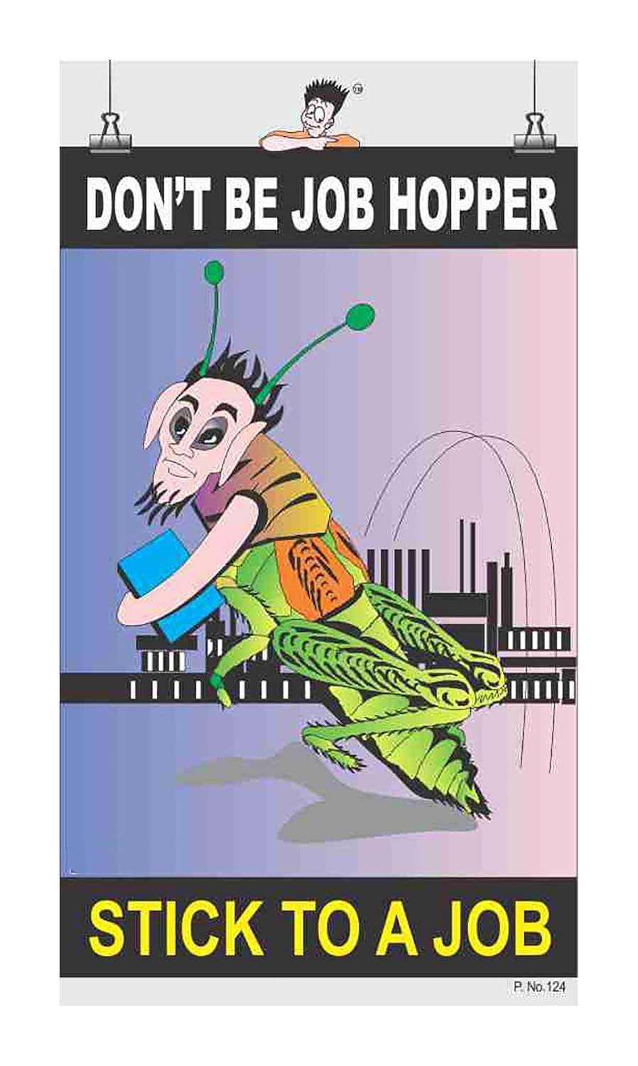 Posterkart Office Poster - Stick to Job, 66 cm x 36 cm x 1 cm : Amazon ...