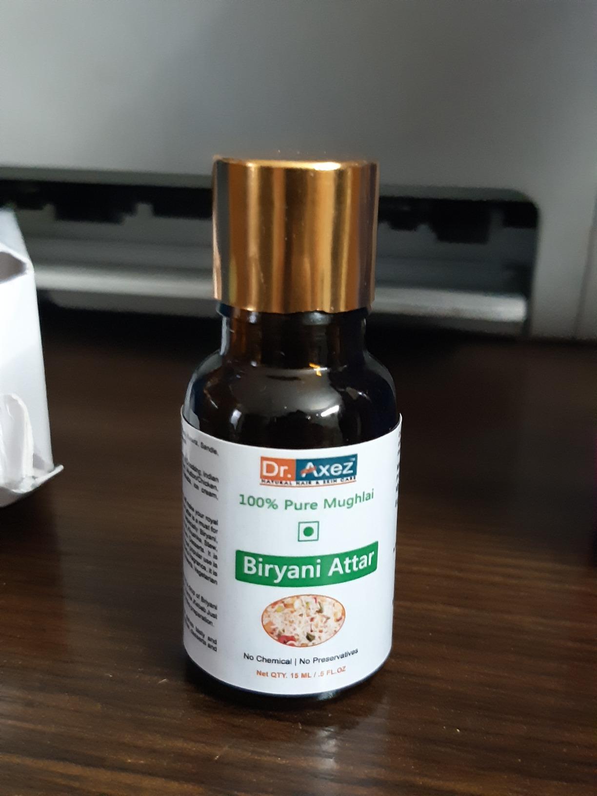 Dr. Axez Mughlai Biryani Attar Essence for Rice Dishes, Pulao, Mutton -Chicken Biryani (50 ML ...