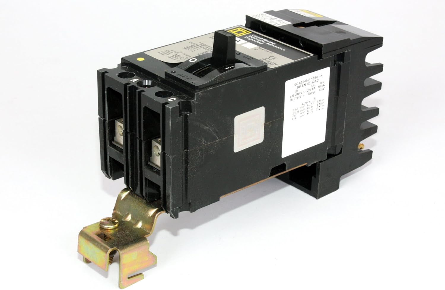 SCHNEIDER ELECTRIC 600-VOLT 15-AMP FH26015AC Molded CASE Circuit ...