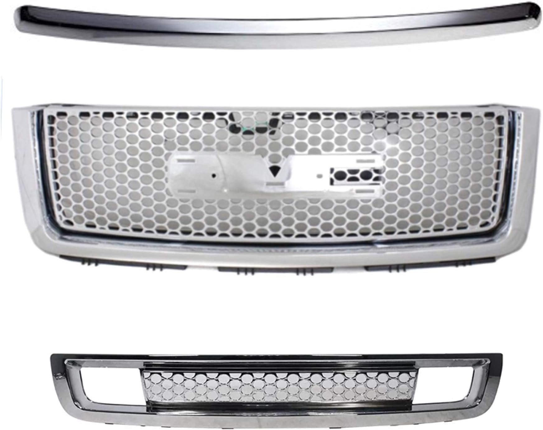 Amazon.com: KUAFU Front Bumper Lower Grille Compatible with 2007-2013 ...